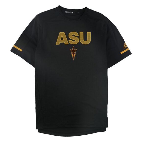 adidas | Shirts | Adidas Mens Asu College Logo Graphic Tshirt Black Nwt ...